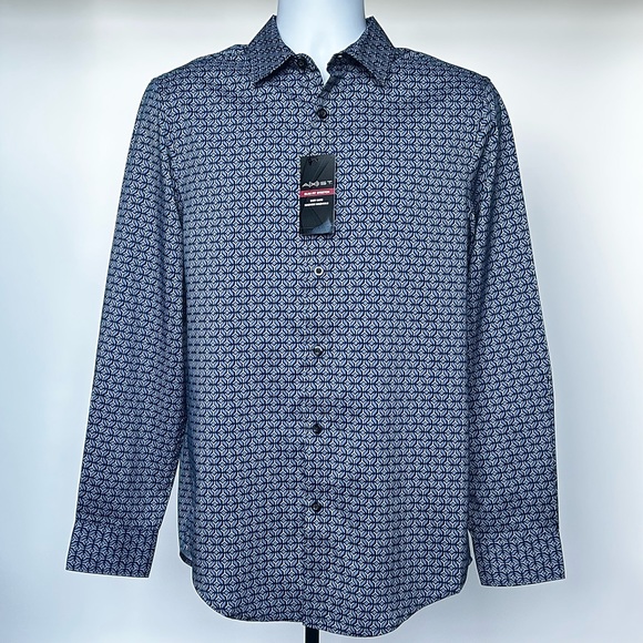 Axist | Shirts | Axist Mens Slim Fit Stretch Long Sleeve Dress Shirt ...